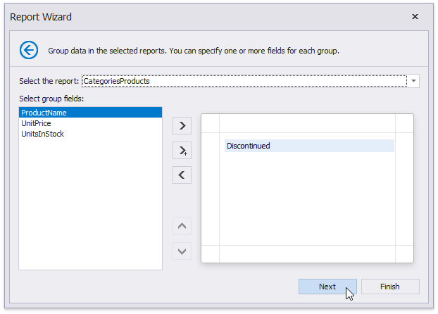 Add Grouping Levels | DevExpress End-User Documentation